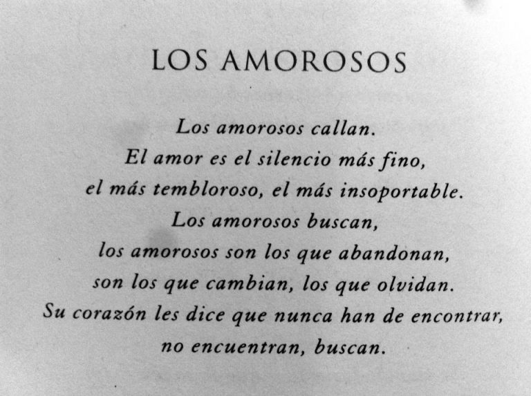 Qué significa el poema los amorosos de Jaime Sabines